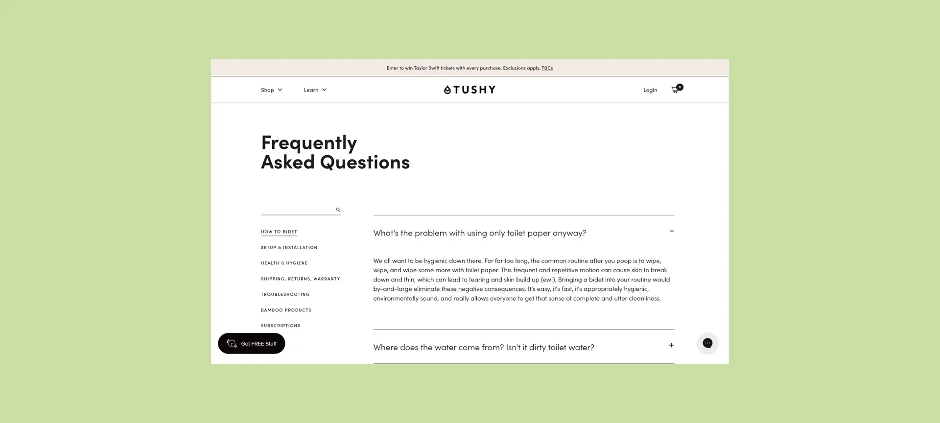 Shopify FAQ
